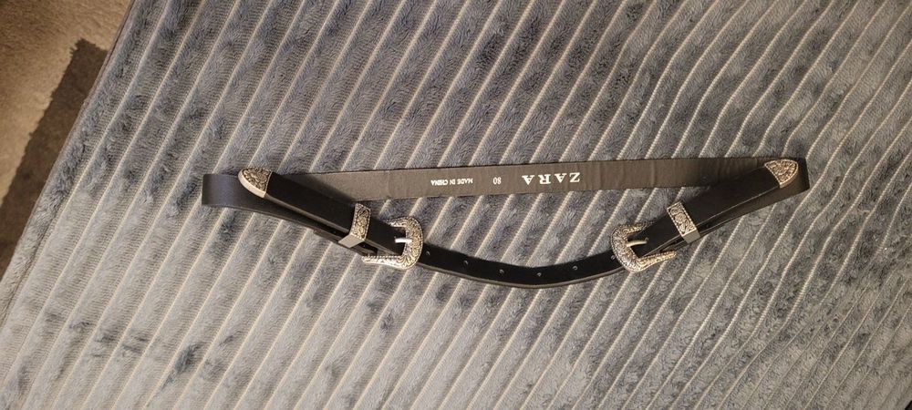 Ceinture Zara Élégante avec Détails Dorés - Taille M/ 80 (Neuf (Voir ...