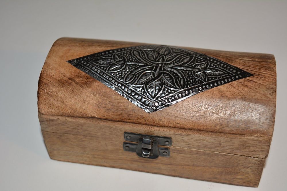 NEU Vintage Holz truhe kiste schatulle aufbewahrung mandala (Neu ...