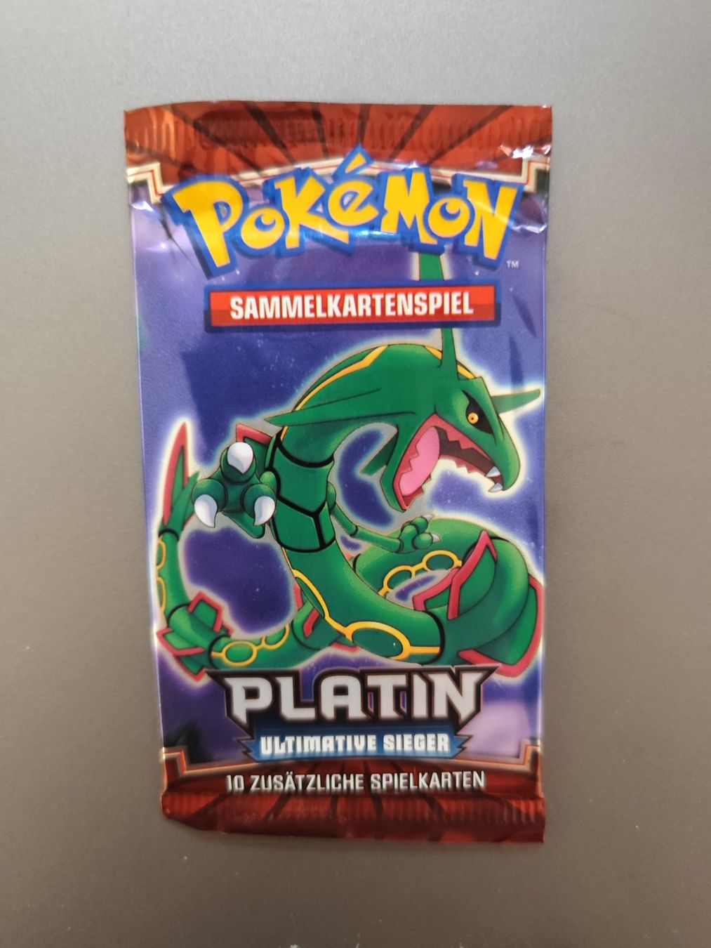 Pokemon Platin Ultimative Sieger Rayquaza Booster vintage (Neu und ...