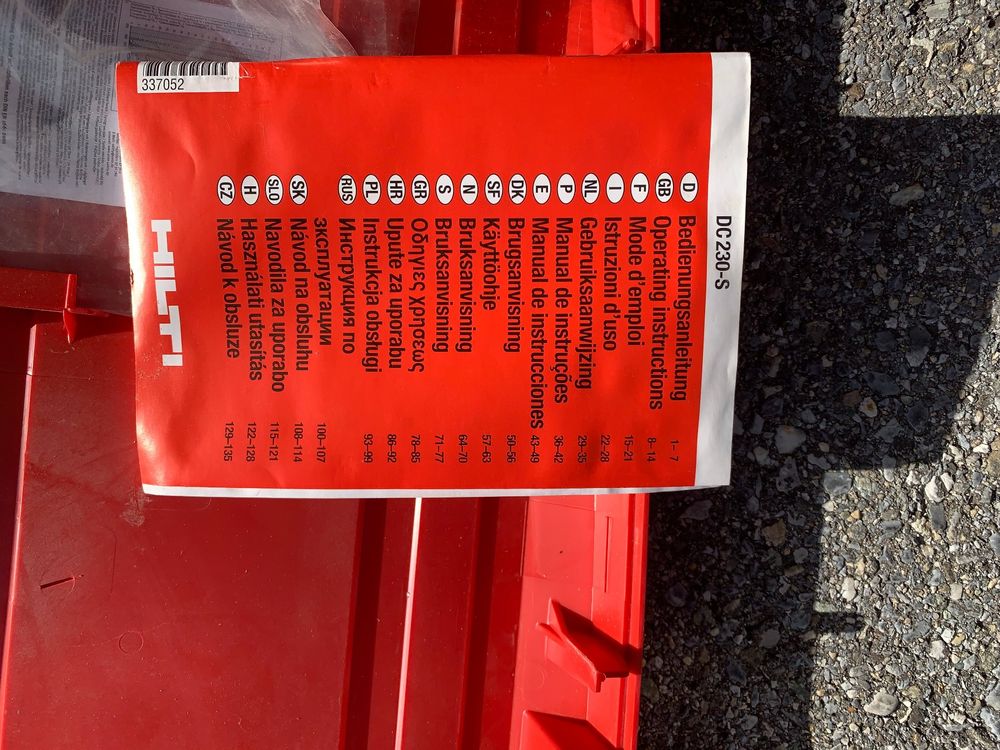 HILTI DC230-S grosser Winkelschleifer | Kaufen auf Ricardo