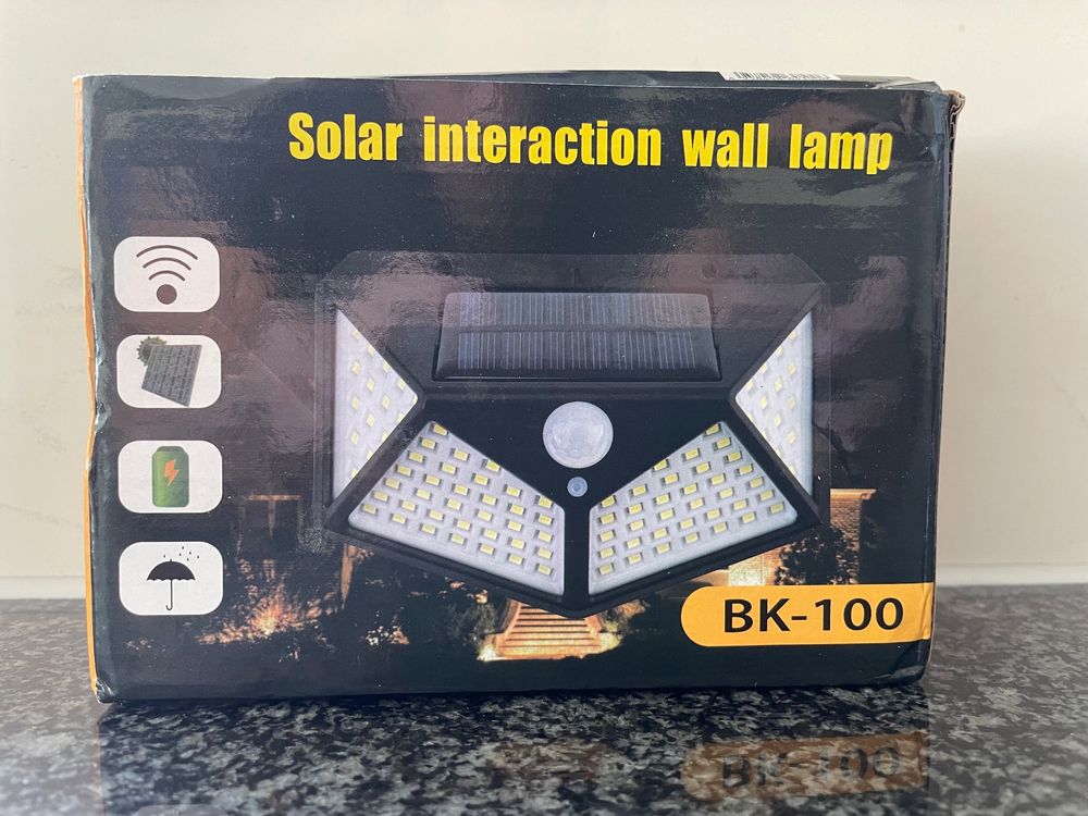 Helle Solar Wandleuchte - 100LED | Kaufen auf Ricardo