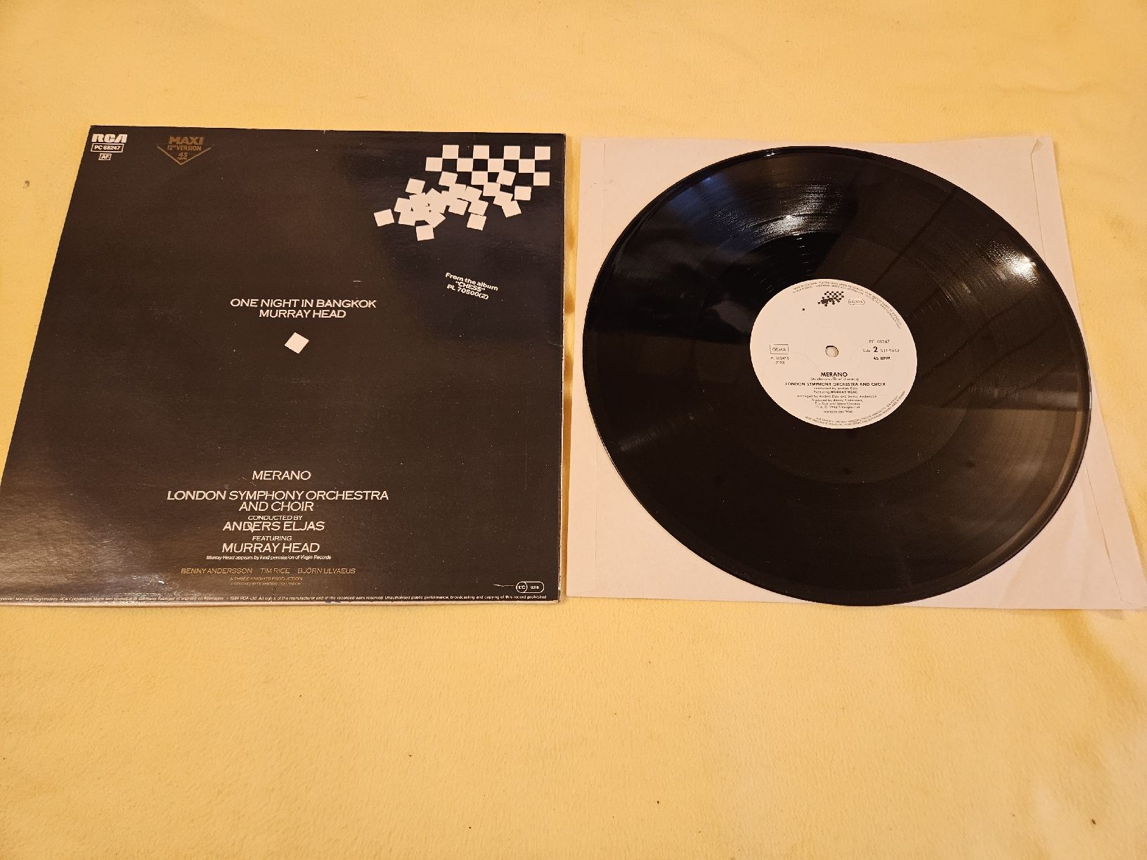 Murray Head Schallplatte Maxi-Single - One Night in Bangkok (Neu ...