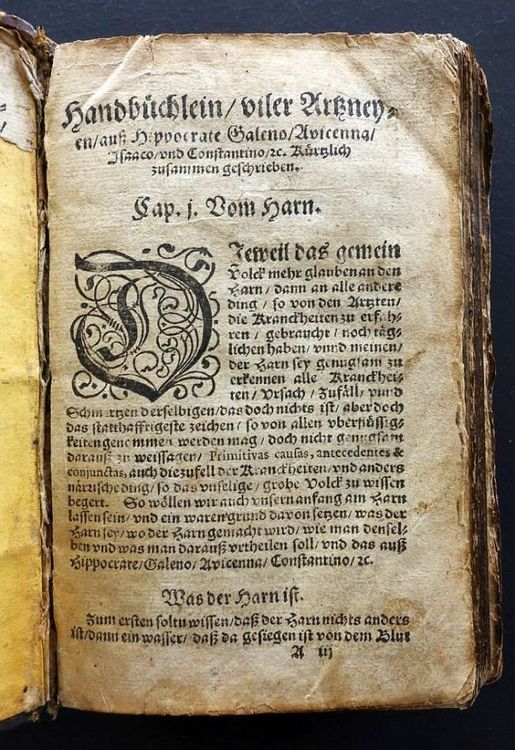 Handbüchlein viler Arzneyen, 16./17.Jh (Gebraucht) in für CHF 457 – mit ...