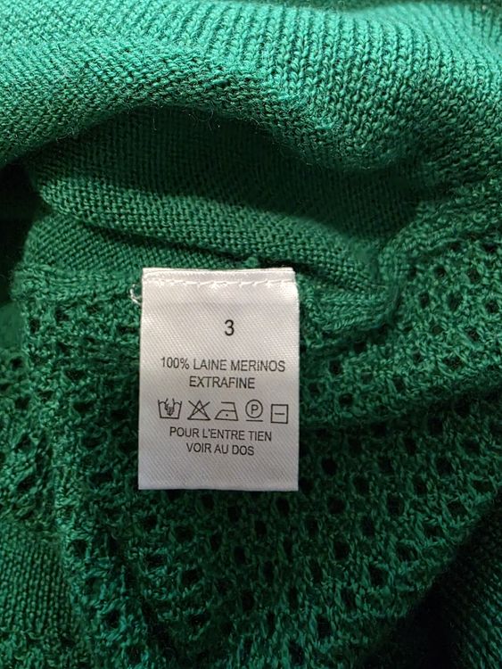 Le pull vert 100% laine de chez Starlett (Neuf avec emballage d'origine ...