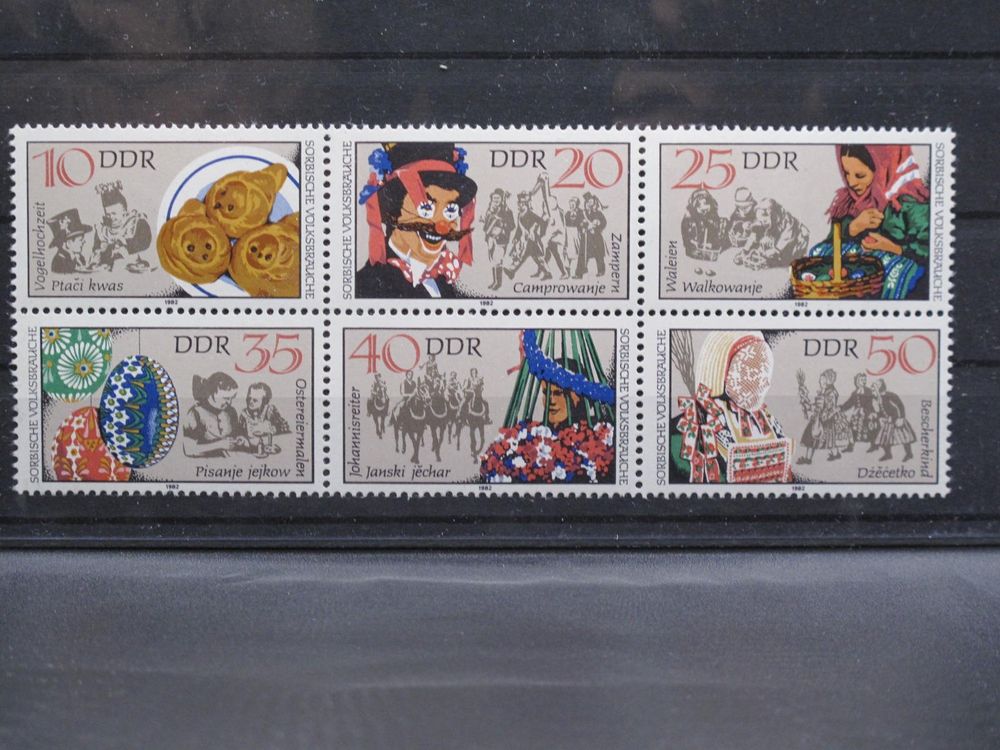 DDR 1982 Sorbische Volksbräuche ** (Gebraucht) in Wil SG für CHF 2 ...
