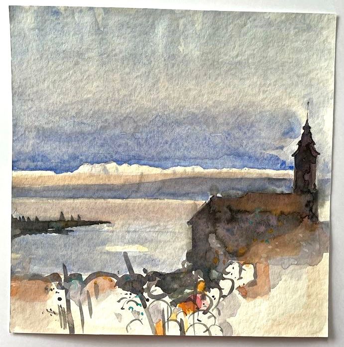 Aquarell Werkstatt Walter Bachmann, Birnau Bodensee | Kaufen auf Ricardo