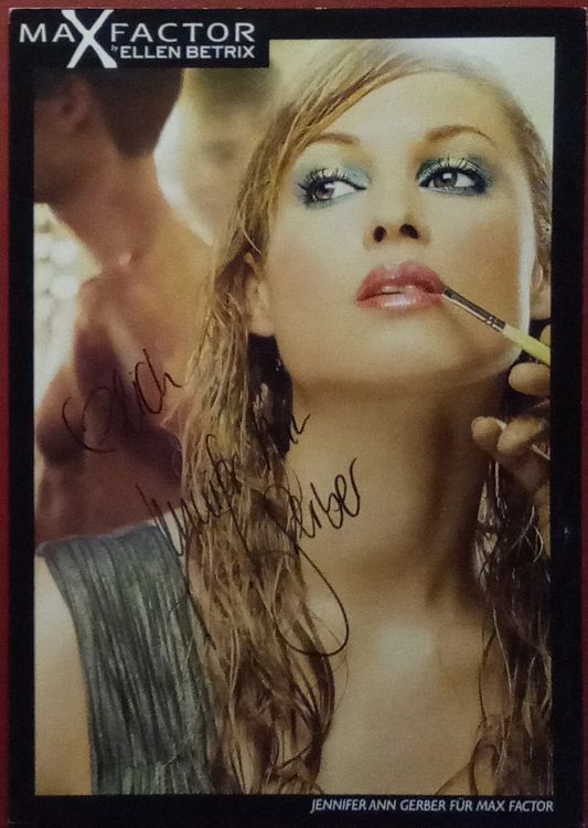 Jennifer Ann Gerber Miss Schweiz Autogramm Foto 15x21cm (Gebraucht) in ...
