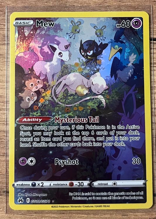 Mew GG10/70 Pokemon Galarian Gallery Crown Zenith | Kaufen auf Ricardo