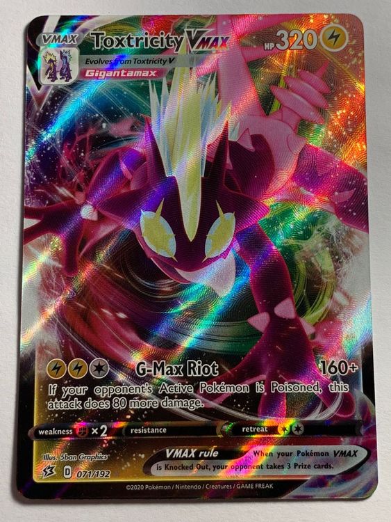 Toxtricity VMax 071/192 - Full Art - NM | Kaufen auf Ricardo