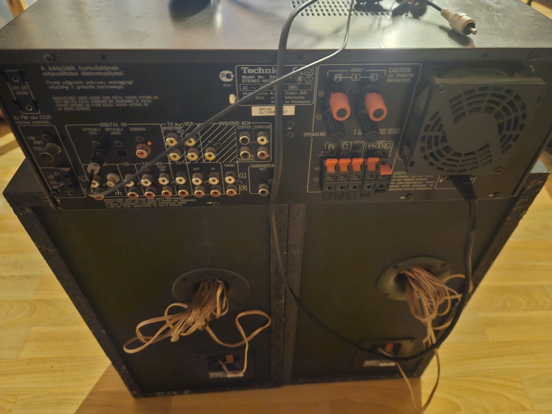 Technics SA-DX950 + 2×SB-CS95 – Stereo-Set mit Top Sound (Gebraucht) in ...