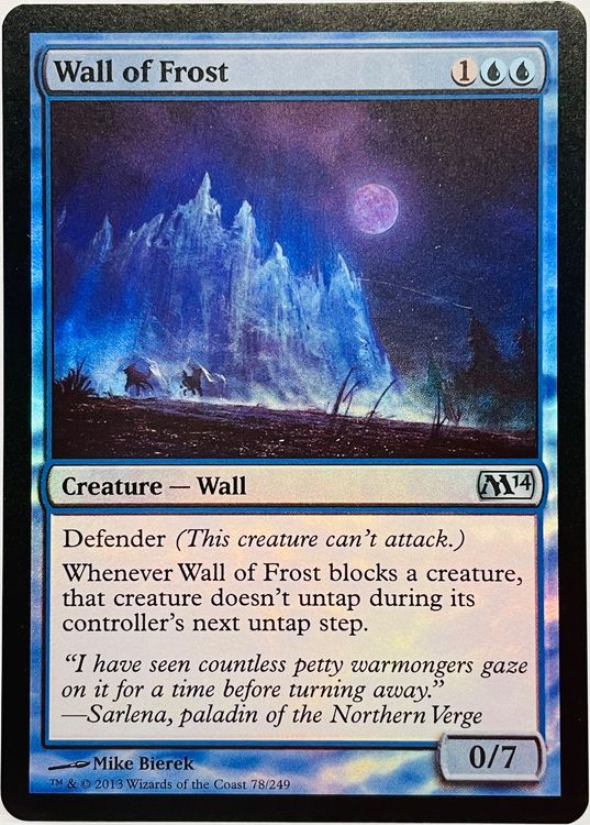 MTG - Wall of Frost (FOIL) | Kaufen auf Ricardo