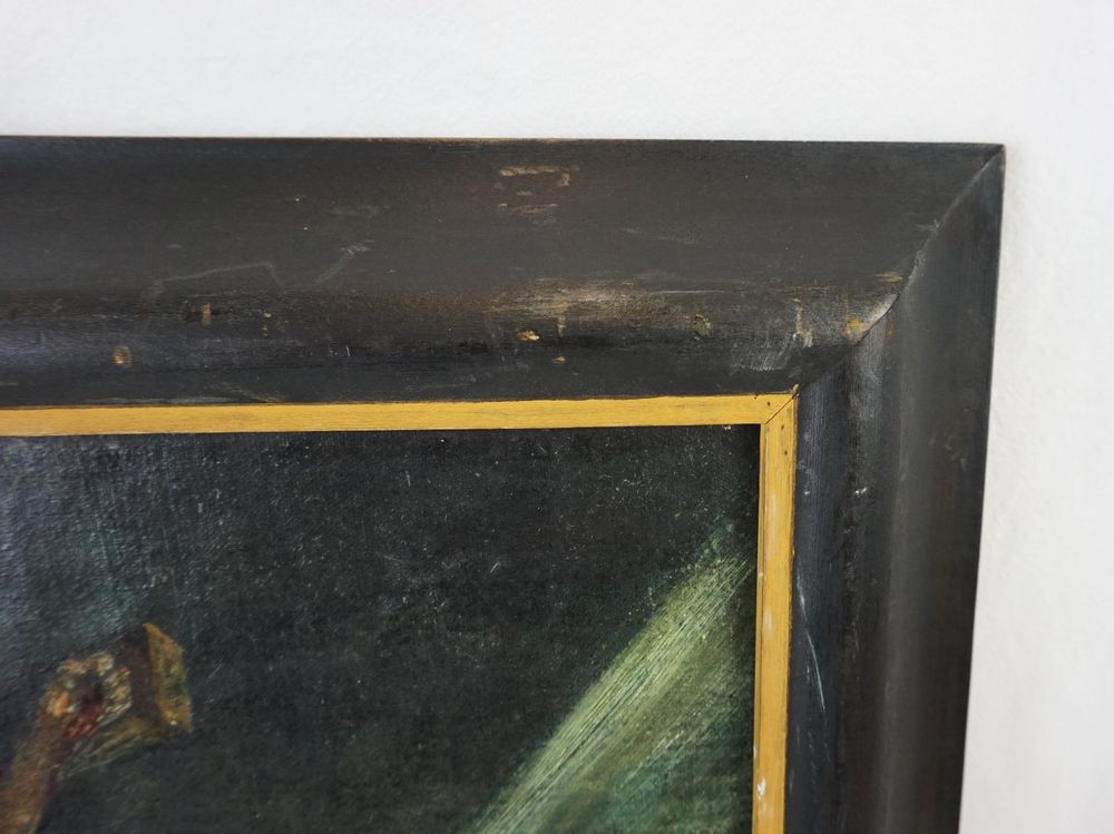 Ölgemälde Kreuzigung Christi von Fritz Bernhard (Gebraucht) in Pratteln für CHF 200 – mit ...