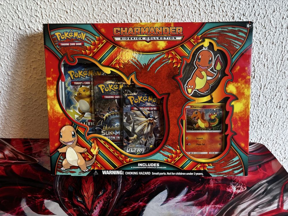 Charmander Sidekick Collection - Pokemon TCG - New! 🔥 Rare! (Neu und ...