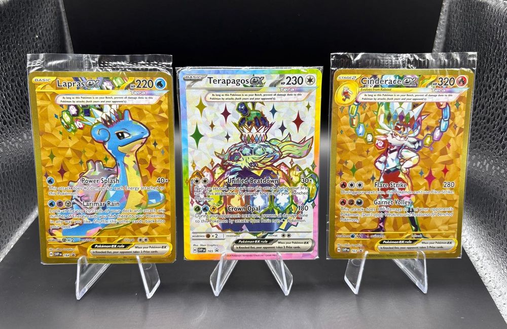 Promos Sealed Stellar Crown UPC - Lapras Terapagos Cinderace | Kaufen ...