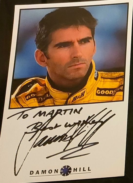 Autogramm - Formel 1 - Damon Hill (Gebraucht) in Riedholz für CHF 11 ...