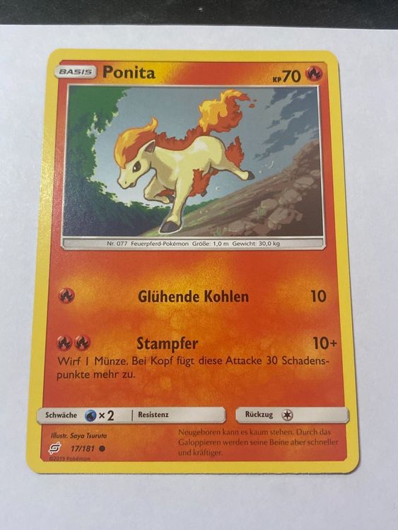 Pokemonkarte Ponita Team Up (Neu (gemäss Beschreibung)) in Stadel für CHF 1 – mit Lieferung auf ...