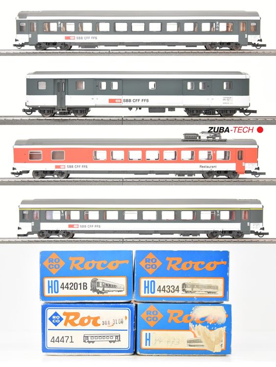 4x Roco EW IV Personenwagen der SBB, H0 GS mit OVP (Gebraucht) in St. Gallen für CHF 70 – mit ...