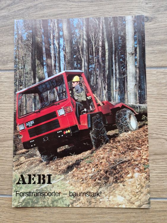 Original Prospekt Aebi Forsttransporter | Kaufen auf Ricardo
