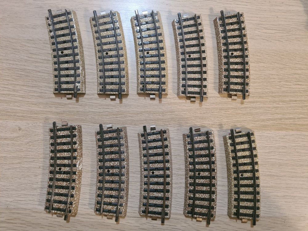 Märklin 10 x 5101 gebogenes gleis M H0 | Kaufen auf Ricardo