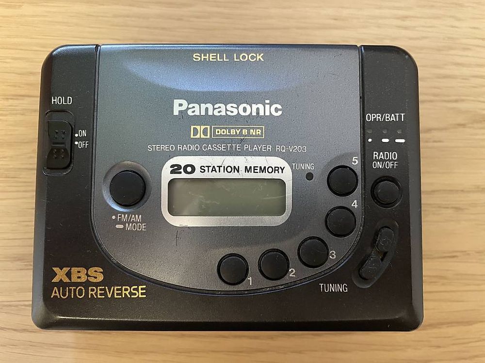 Walkman Panasonic XBS Auto Reverse voll funktionstüchtig (Gebraucht) in ...