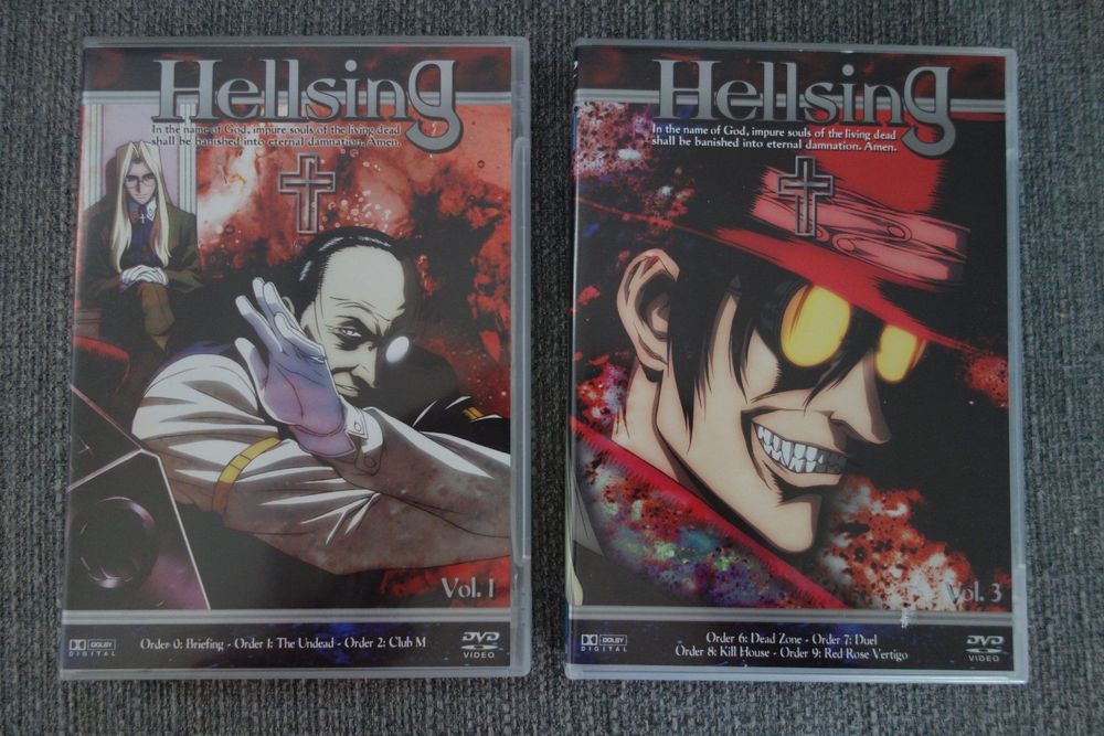2 Hellsing DVDs, Vol 1 + 3 (Gebraucht) in Wil SG für CHF 15 – mit Lieferung auf Ricardo kaufen