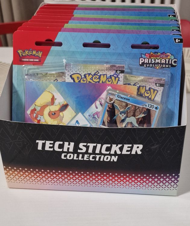 Pokemon prismatic Evolution EN Tech Sticker Collection 10x | Kaufen auf ...