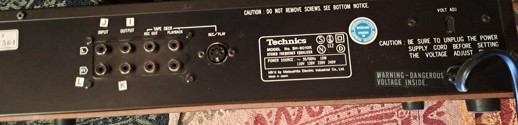 Technics SH-8020 Stereo Equalizer - Vintage Rarität! (Gebraucht) in ...