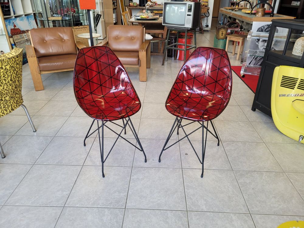 DAL SEGNO Furnishing Plexiglas Stühle Designerstuhl Set | Kaufen auf ...