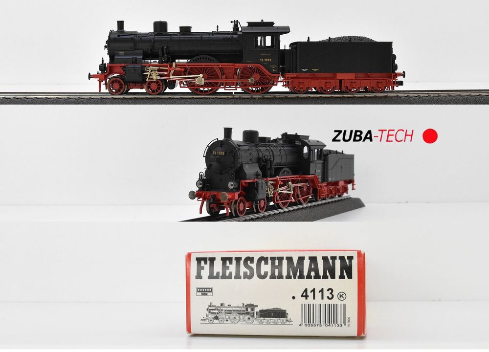 Fleischmann 4113 Dampflok BR 13 DRG H0 GS Digital mit OVP | Kaufen auf ...