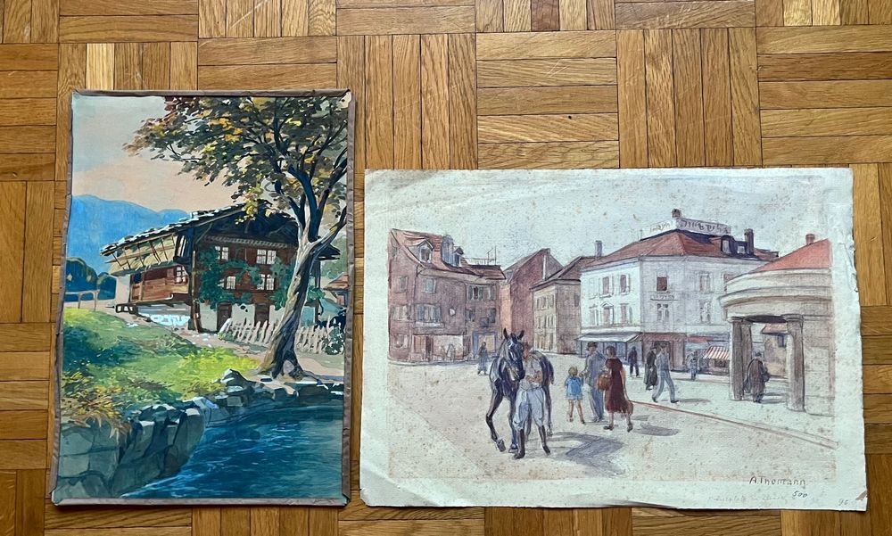 2 Aquarelle | Kaufen auf Ricardo