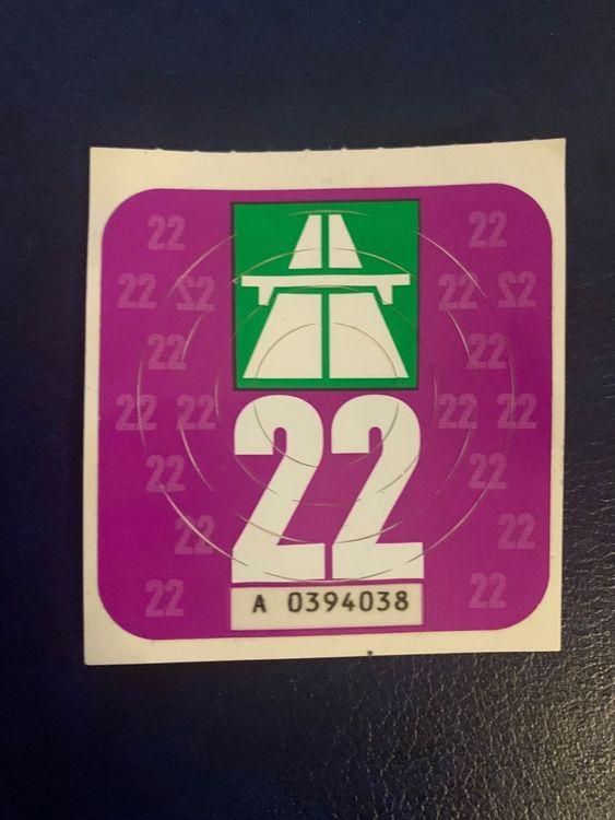 Autobahn Vignette 2022. NEU! (Neu und originalverpackt) in Löhningen für CHF 26 – mit Lieferung ...