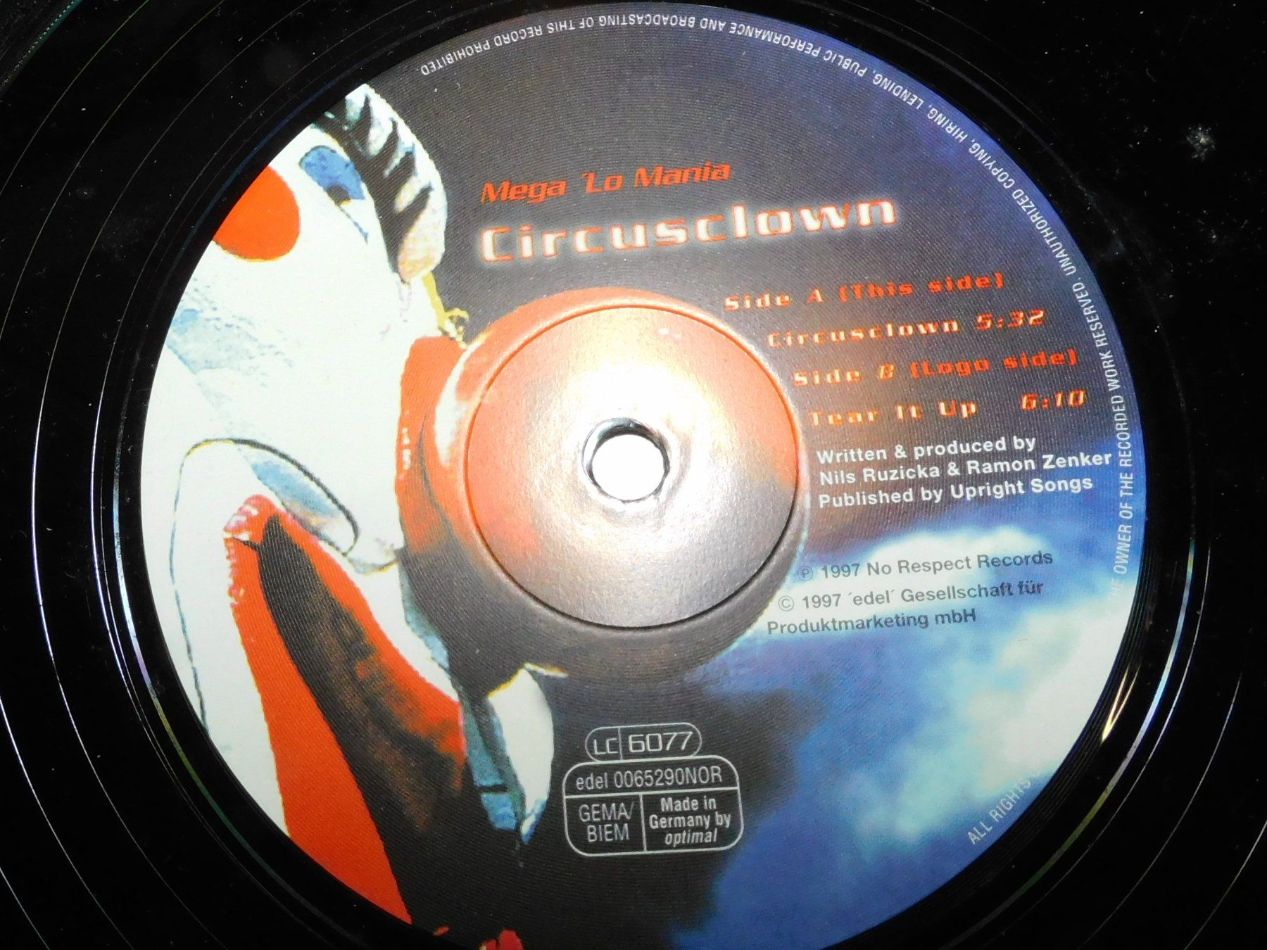 LP Schallplatte No Respect Circusclown House Techno Trans (Gebraucht ...