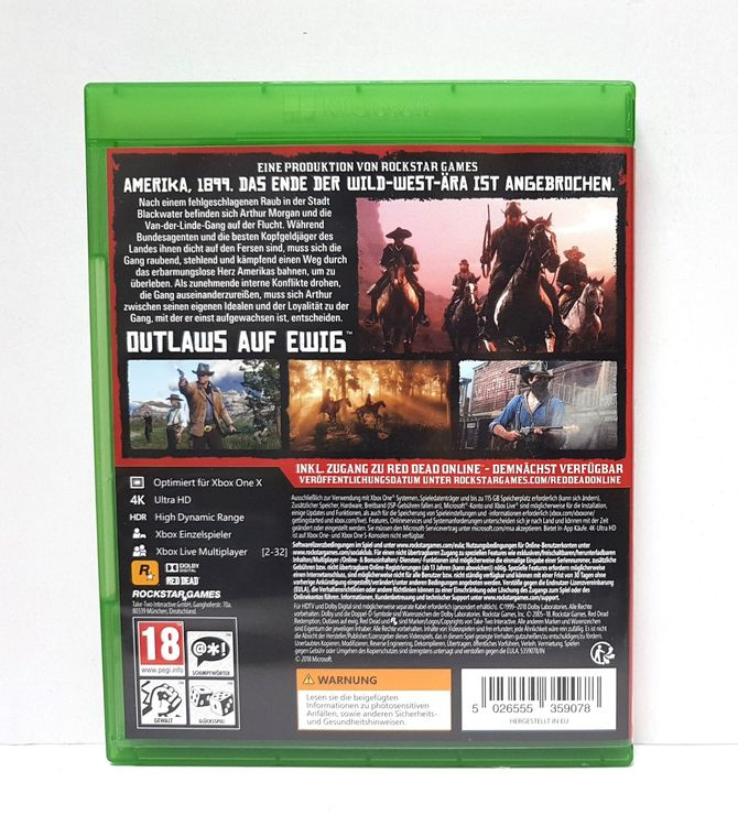 Red Dead Redemption 2 das Ende der Wild-West Ära Xb One (Gebraucht) in ...