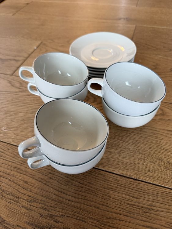 Royal Copenhagen „Blåkant / Blue Line“ – Grethe Meyer – Set! (Gebraucht ...