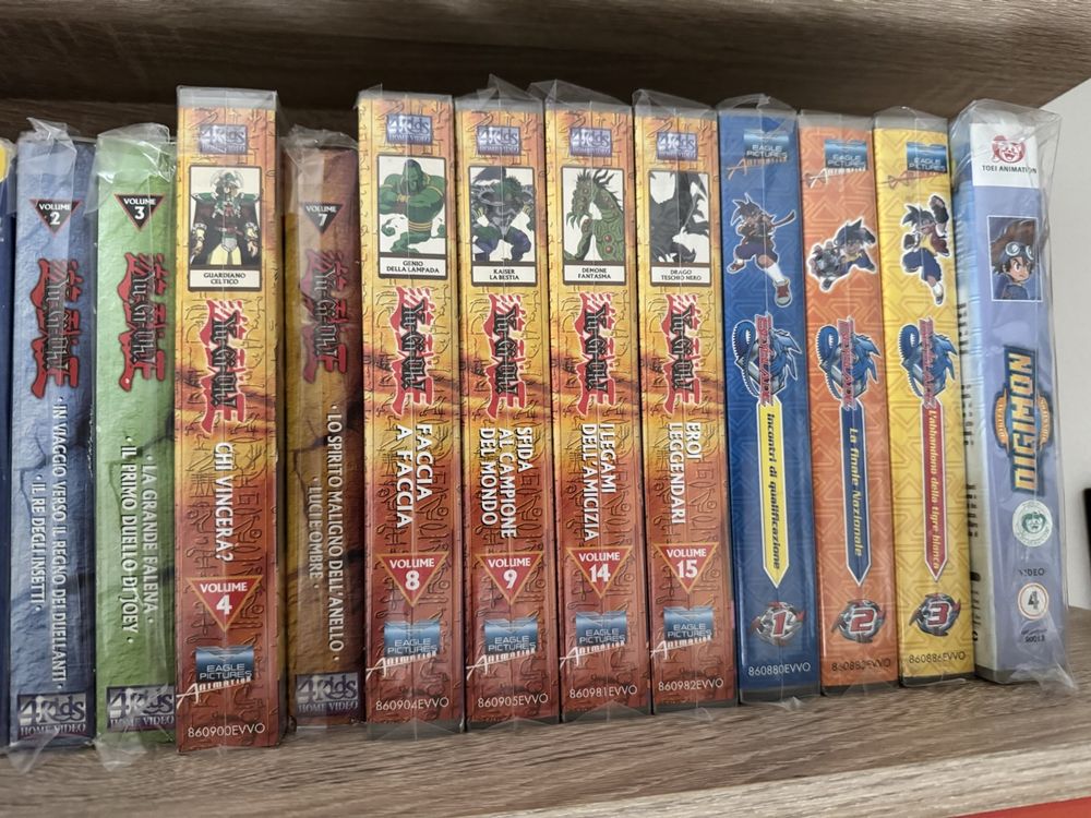 VHS Anime 16pz - One Piece / Yu-Gi-Oh! / Digimon / Beyeblade (Gebraucht ...
