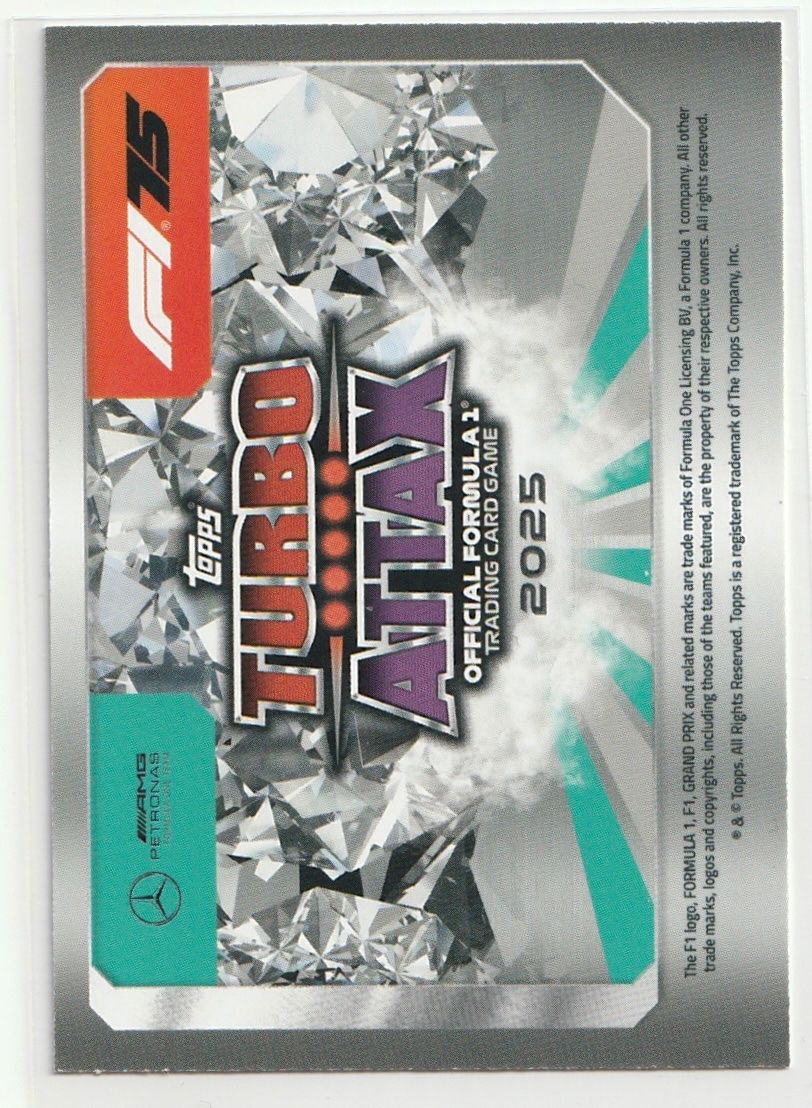 2025 Topps F1 Turbo Attax Formel 1 Mercedes AMG Pit Stop Pro (Gebraucht ...