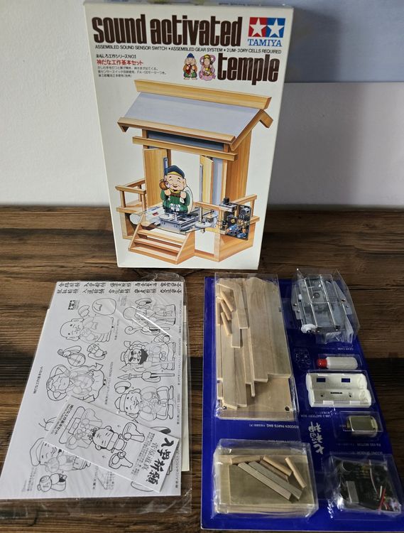 neues, super rares Tamiya Sound Activated Temple Holz | Kaufen auf Ricardo