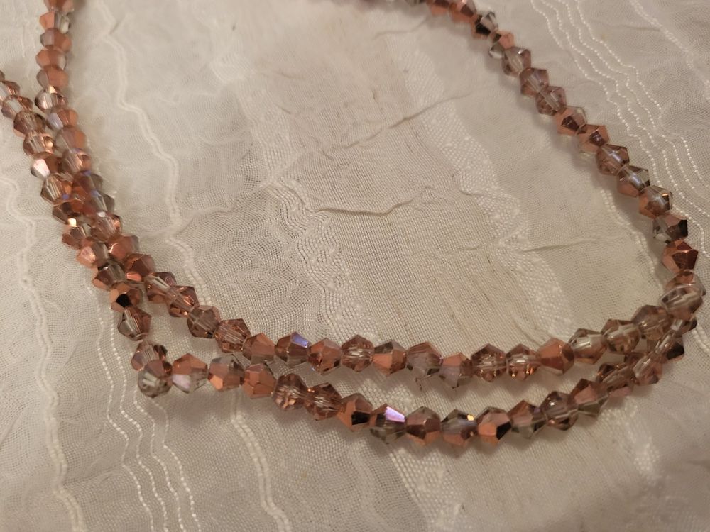 Glasschliffperlen 4mm 1strang ca 90 stück (Nr 11) | Kaufen auf Ricardo