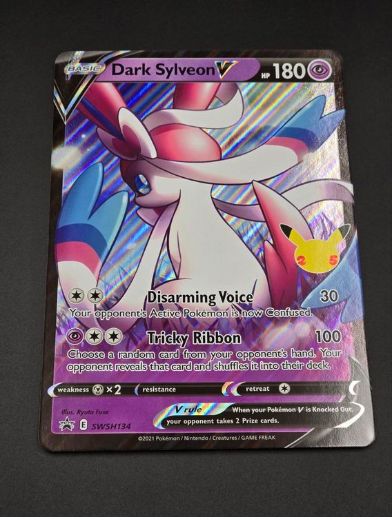 Dark Sylveon V [Jumbo] #SWSH134 Promo / 🇬🇧 (D'occasion) à COINTRIN pour ...