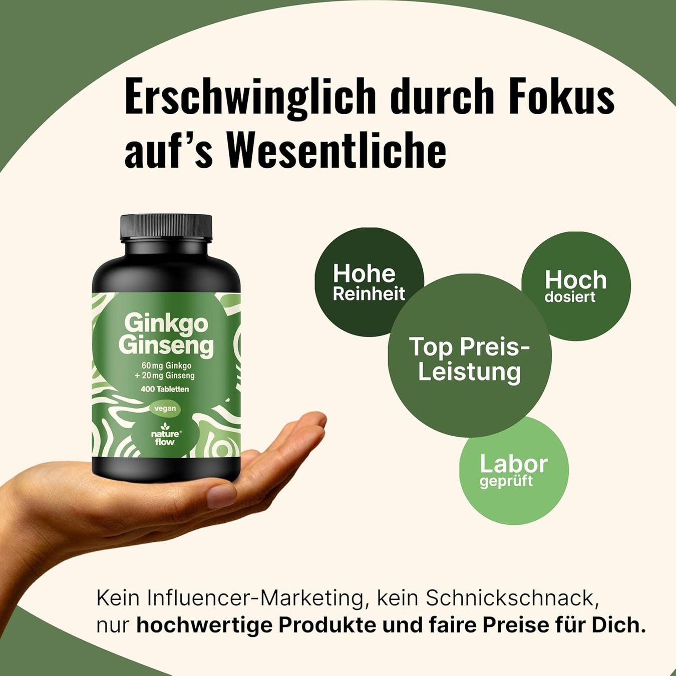 Ginkgo + Ginseng Tabletten 60 mg/20 mg – 400 Stk. (Neu und ...