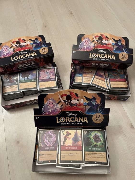 Lorcana First Chapter First Print Bulk 700+ Cards Packfresh (Gebraucht ...