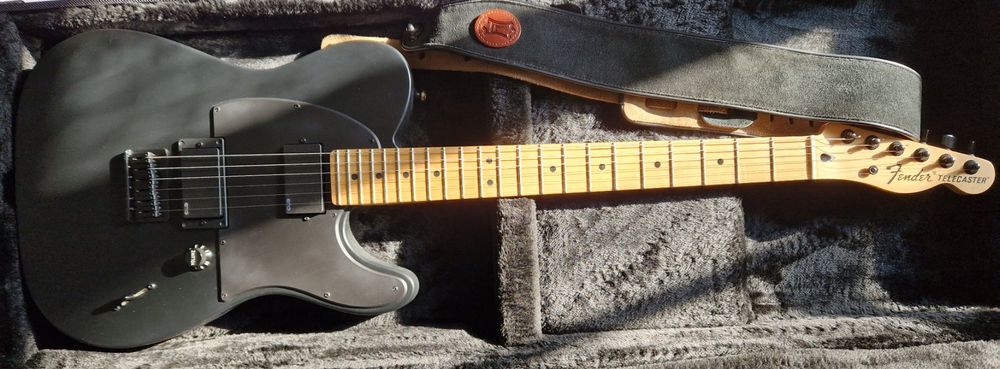 Fender Jim Root Teleaster flat black, inkl. Koffer und Gurt | Kaufen ...