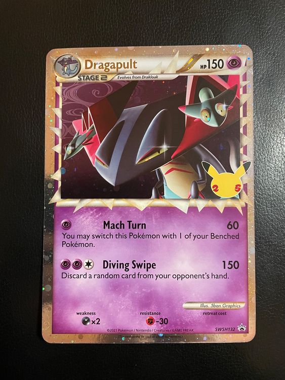 Celebrations Dragapult prime Promo SWSH132 Jumbo XXL Ab 1 | Kaufen auf ...