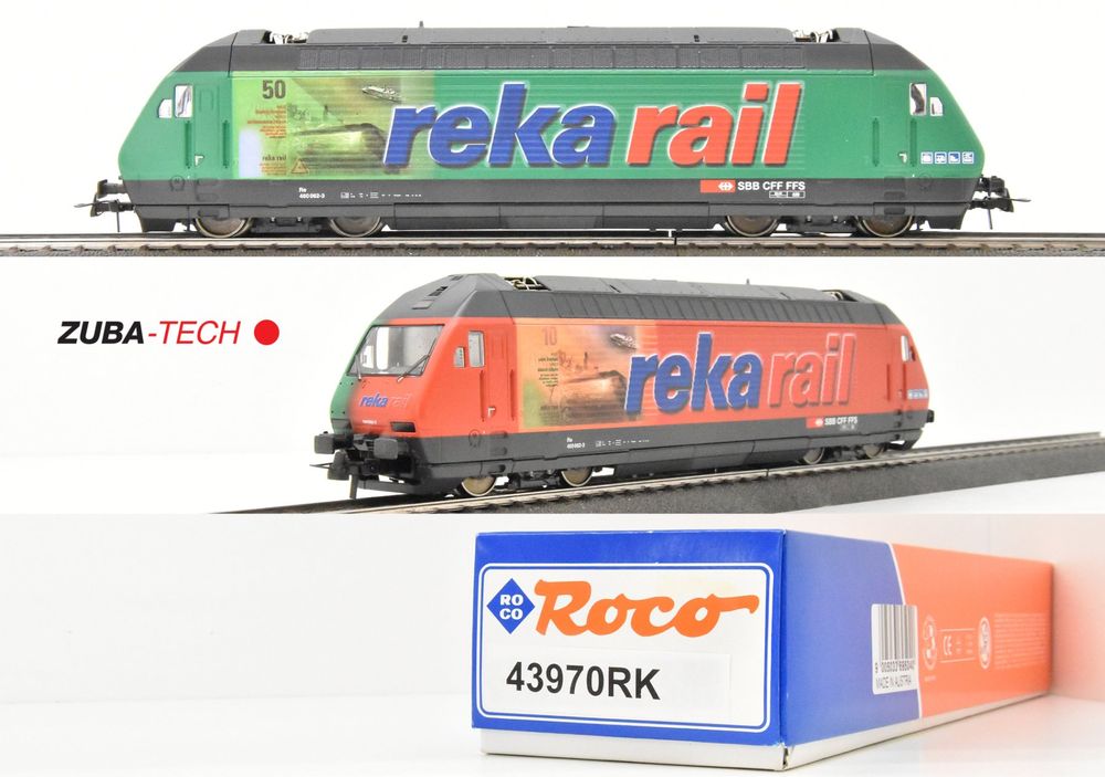 Roco 43970RK E-Lok Re 460 SBB "Reka-Rail" der SBB mit OVP (Gebraucht ...