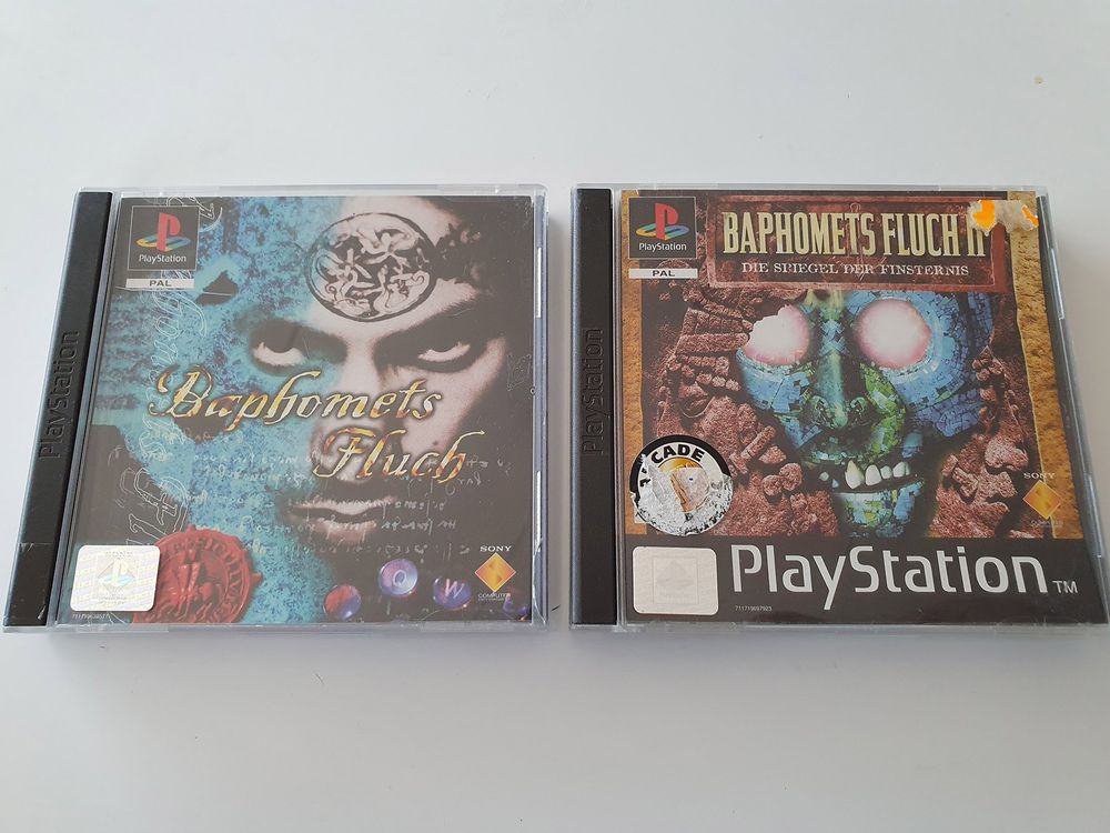 Broken Sword Baphomets Fluch I + II (PS1) (Gebraucht) in Courchapoix ...