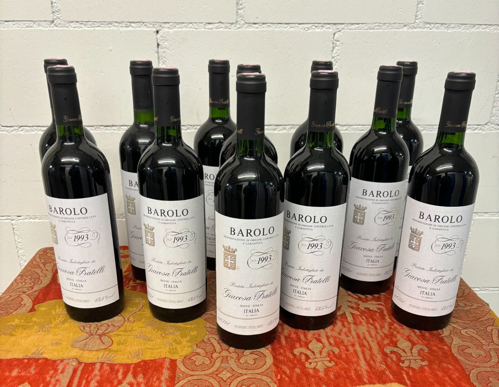 💚 💚 12 x 1993er Giacosa Fratelli Barolo DOCG Wein 💚 💚 (Neu (gemäss ...