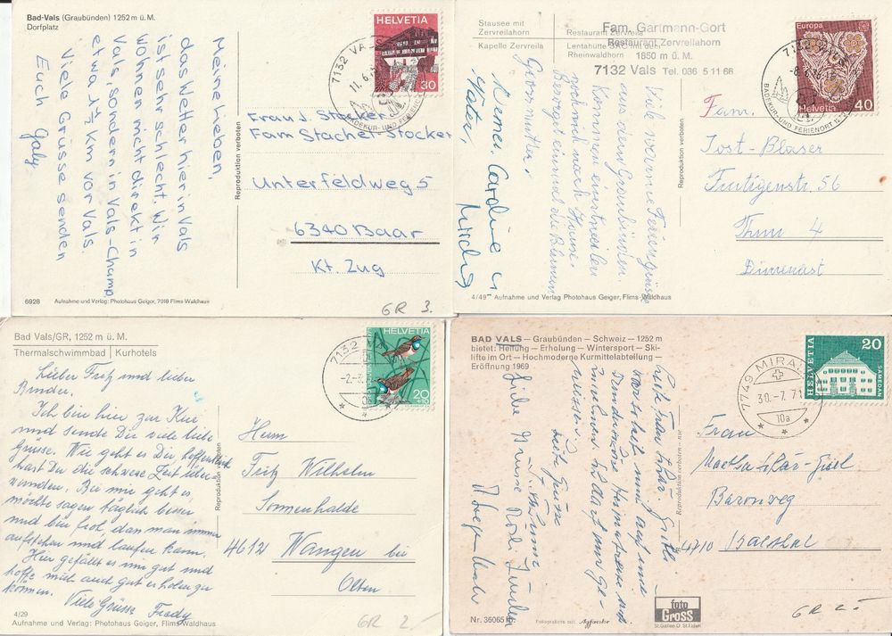 8 Karten Bad Vals (Gebraucht) in Lumbrein für CHF 3 – mit Lieferung auf ...