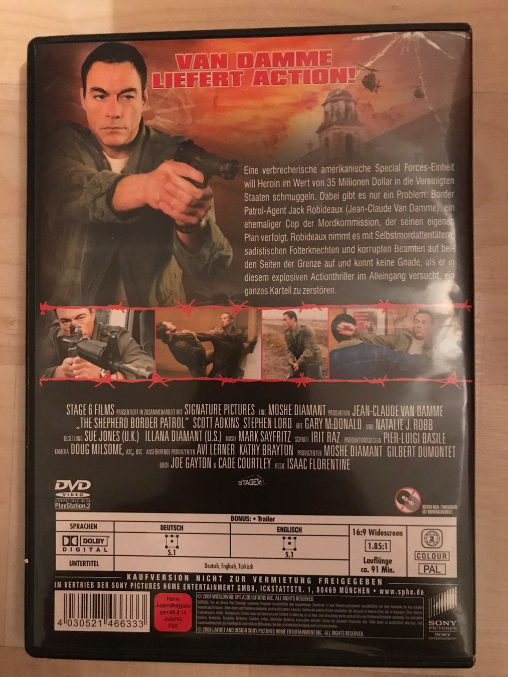 The Shepherd DVD, Jean-Claude Van Damme Actionfilm (Gebraucht) in ...