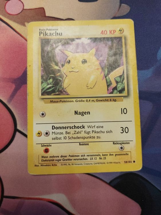 Pikachu 58/102 base set | Kaufen auf Ricardo
