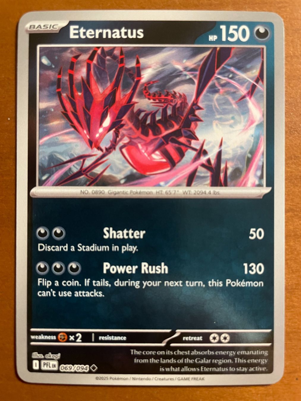 Pokemon Eternatus Reverse (Versand gratis) (Neu (gemäss Beschreibung ...